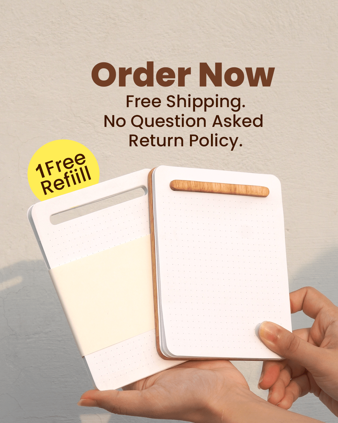 Refillable Wood Notepad 2.0 – Dophari
